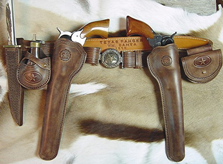 Texas Ranger holster | Old West Leather, Buckles, Cowboy Holsters ...