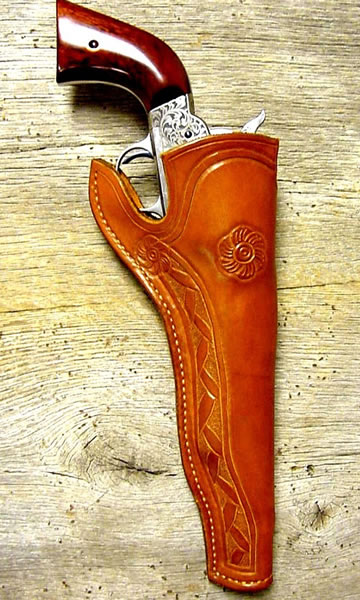 Frank James Gun Holster | Old West Leather, Buckles, Cowboy Holsters ...