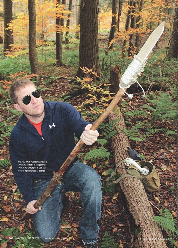 KNIVES ILLUSTRATED DOES SIX PAGE ARTICLE ON THE ASL-6 TACTICAL KNIFE ...