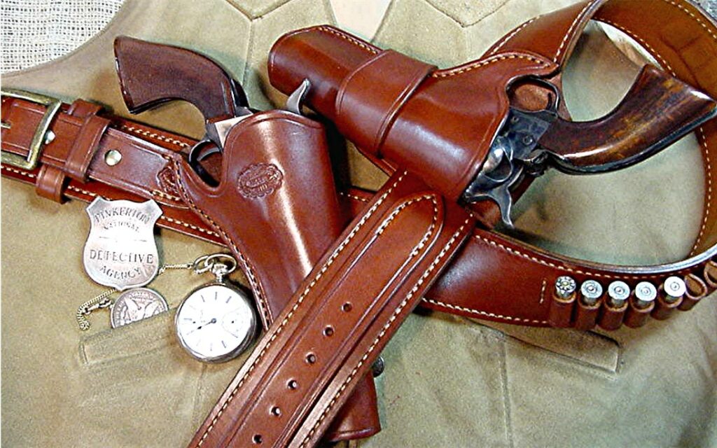1883 Sam Elliott double rig | Old West Leather, Buckles, Cowboy ...